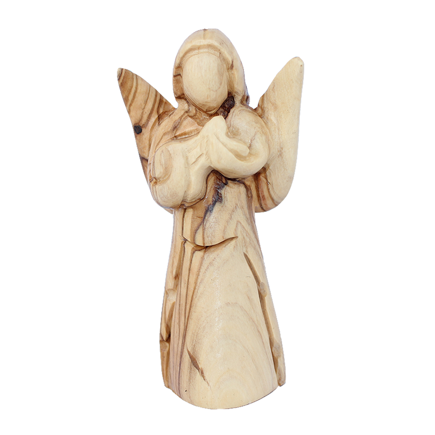 “OWA 007” Olive Wood Angel – Odeh Factory